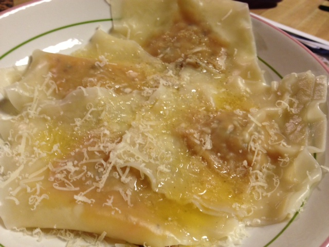 Sweet Potato Ravioli with Brown Butter Sauce – Andrea's Garden Cooking