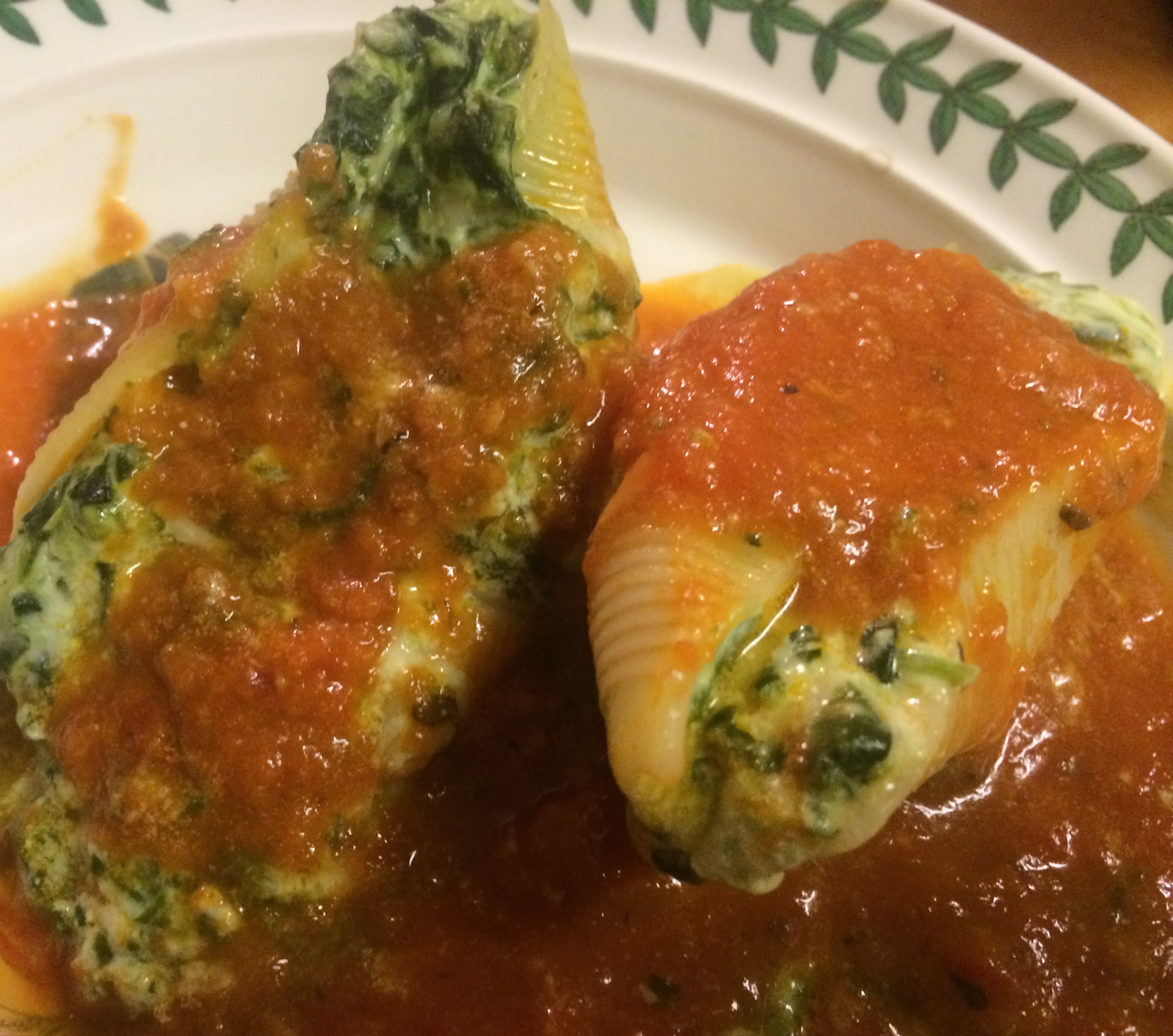Spinach Stuffed Shells – Andrea's Garden Cooking