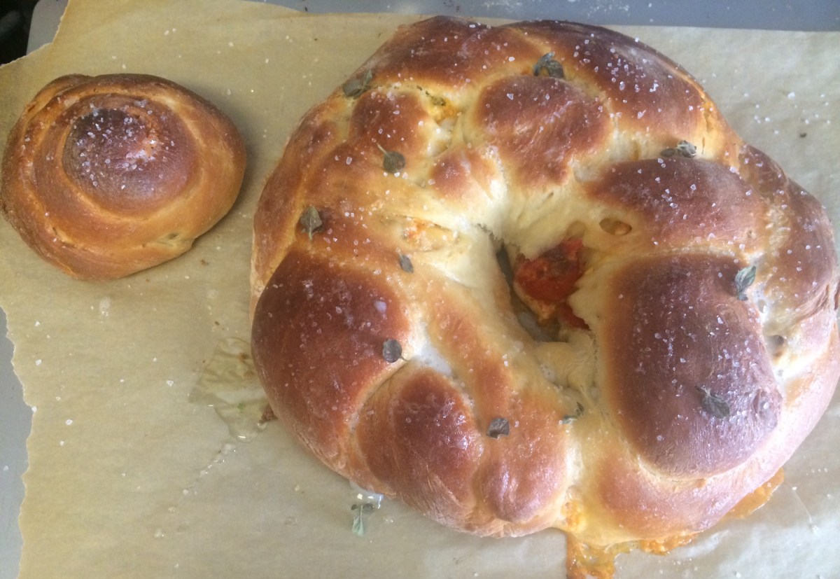 The Challah Project #12 – Savory Tomato Stuffed Challah – Andrea's ...