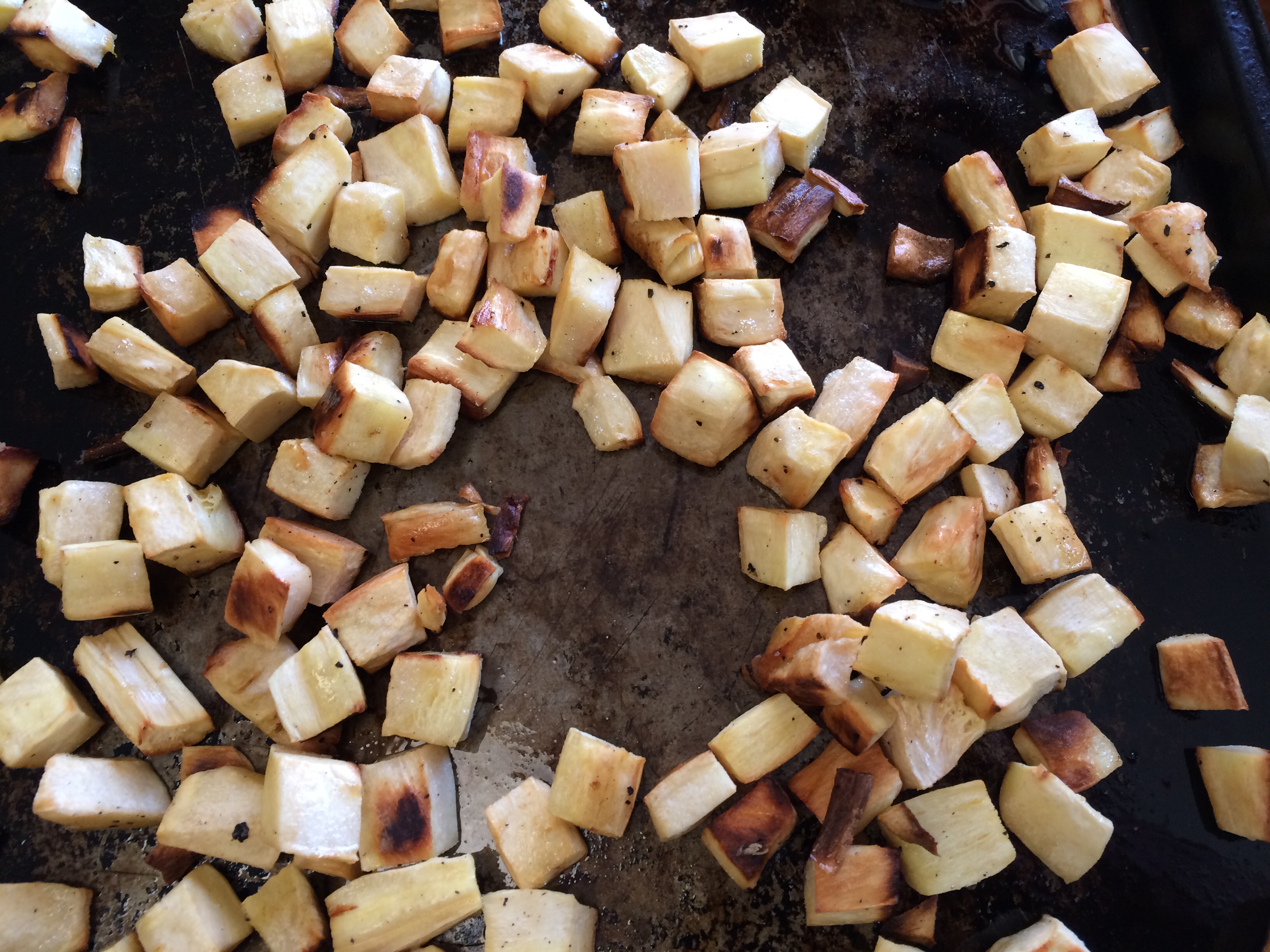 Roasted Parsnip Bread Pudding – Andrea's Garden Cooking