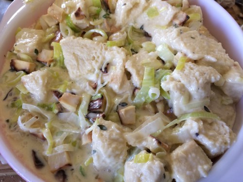 Roasted Parsnip Bread Pudding – Andrea's Garden Cooking